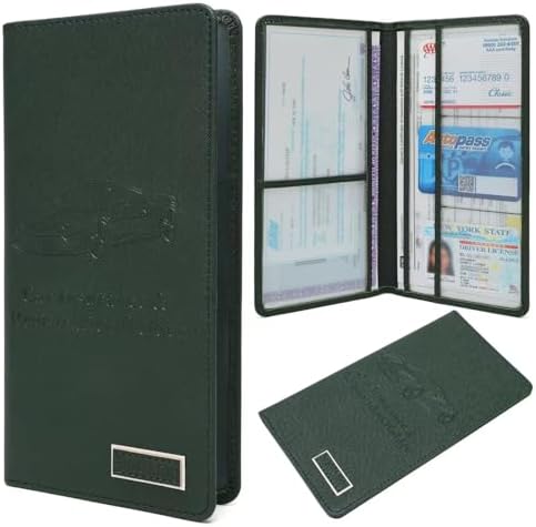 Amazon.com: XROZRK Premium Car Document Holder for Registration ...