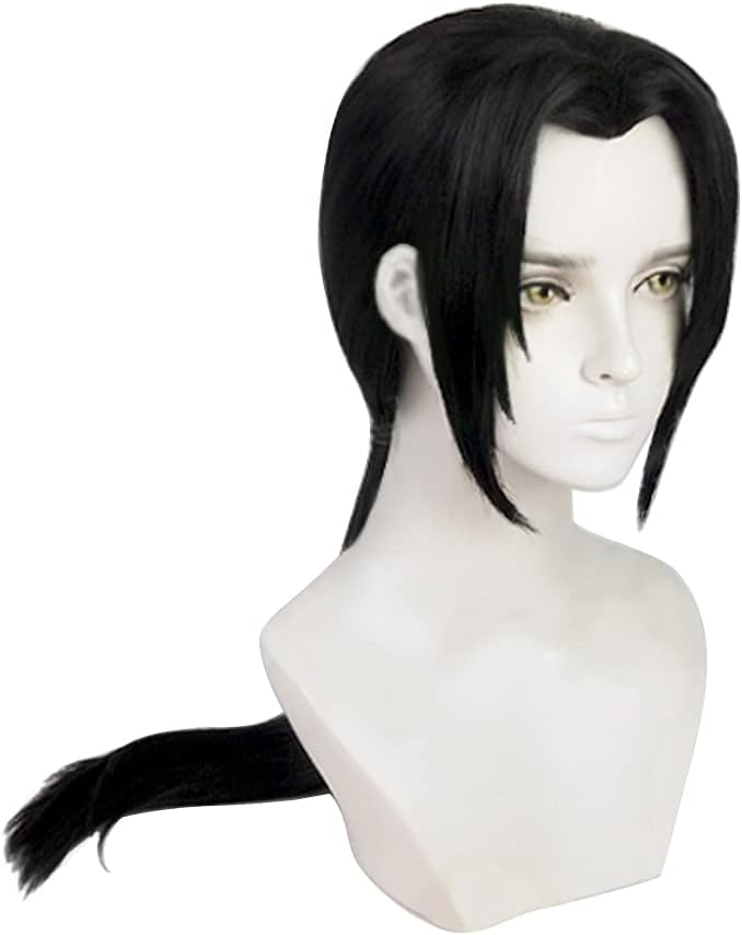 Amazon.com : TO KU TOO YUO Long Straight Black Wig Cosplay Wig Heat ...