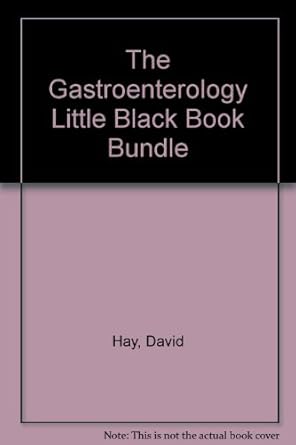 The Gastroenterology Little Black Book Bundle: 9780763774523: Medicine ...