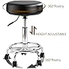 Amazon.com: Rolling Stool with Wheels, Thick 7.5cm Cushion Professional ...