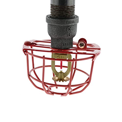 Amazon.com : Fire Sprinkler Head Guard, Heavy Duty, 1/2" - Red : Patio ...