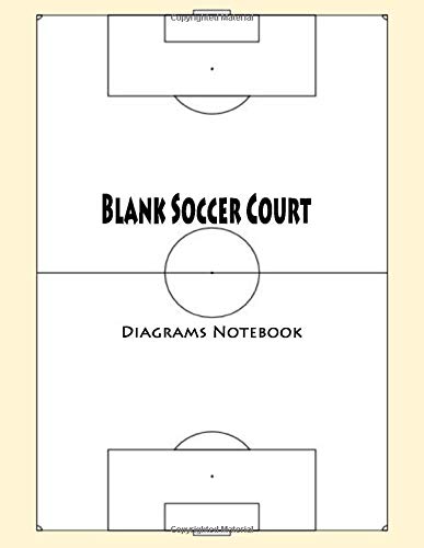 Buy Blank Soccer Court Diagrams : 120 Full Page Soccer Court Diagrams ...