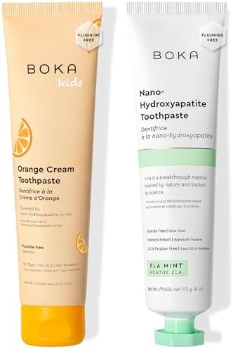Amazon.com: Boka Fluoride Free Toothpaste Nano Hydroxyapatite ...