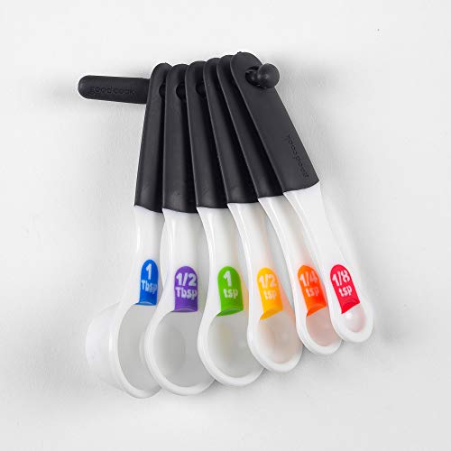 Snapklik.com : Good Cook Touch 6 Piece Measuring Spoon Set