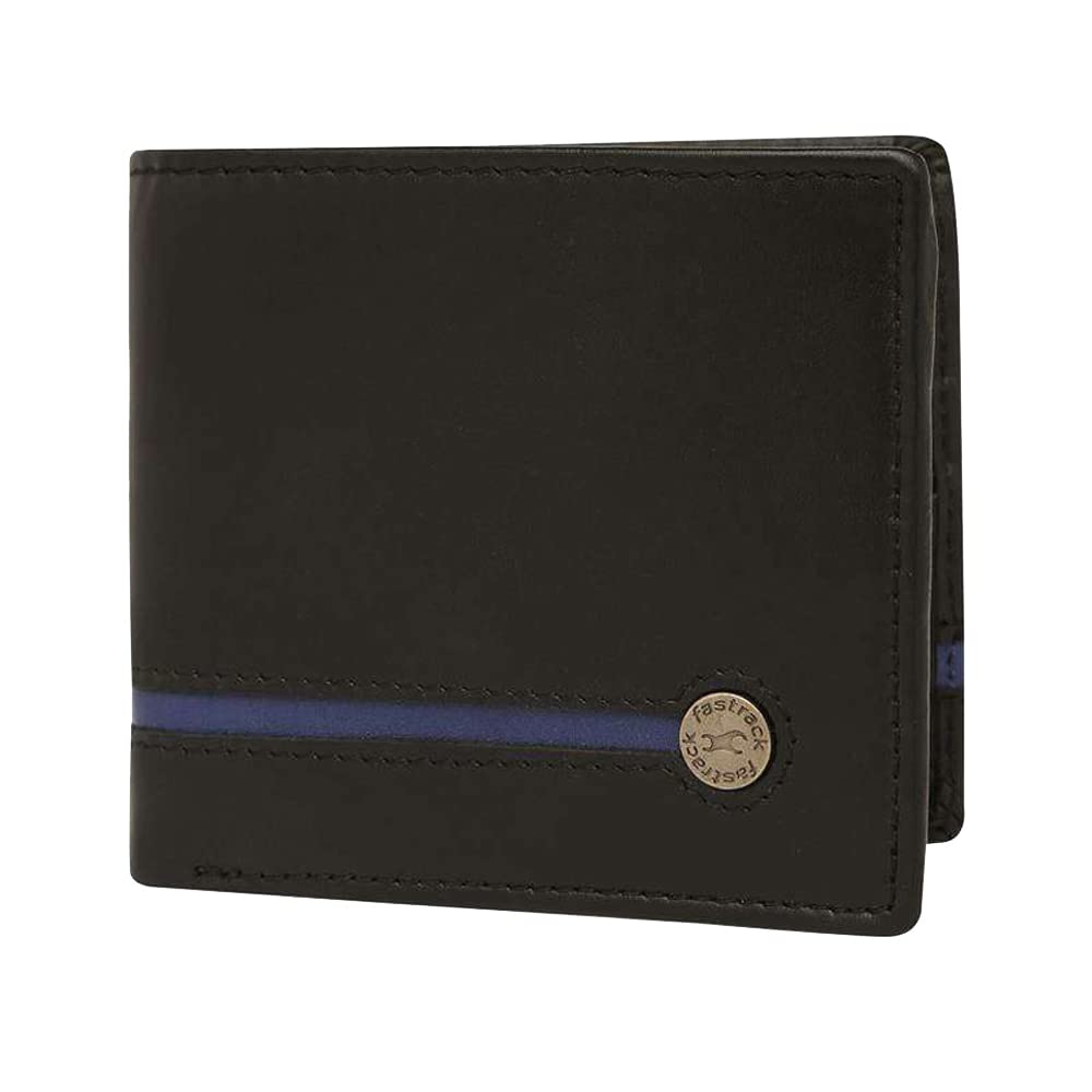 Buy Fastrack Black Leather Men's Wallet (C0368LBK02) at Amazon.in