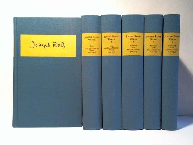 Werke in sechs Bänden. Herausgegeben von Klaus Westermann : Roth ...