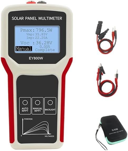 Amazon.com: Solar Panel Tester/EY800W Solar Panel Meter/PV Testing ...