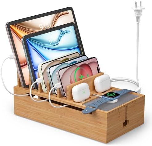 Amazon.com: Cell Phone Charging Station for Multi Devices, All in One ...