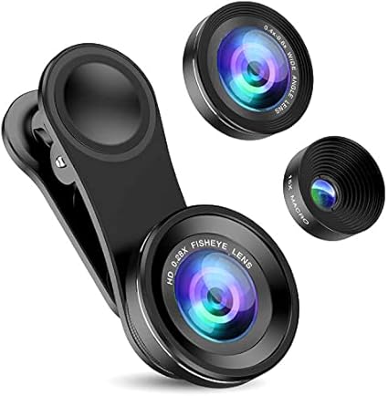 Amazon.com: Criacr Phone Camera Lens, 0.4X Wide Angle Lens, 180 Fisheye ...