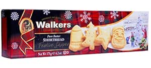 Amazon.com : Walker's Shortbread Assorted Festive Shaped Cookies, Pure ...