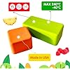 Amazon.com: IELEK Silicone Bento Lunch Box Dividers Reusable Bento Box ...