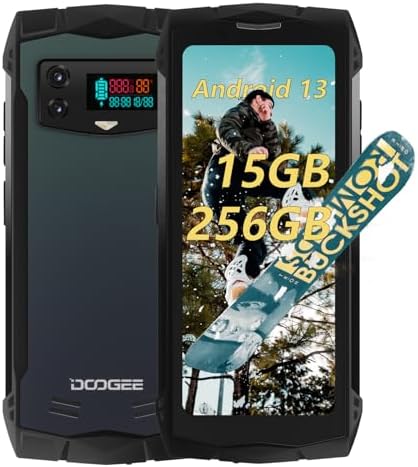 DOOGEE Smini Outdoor Handy Ohne Vertrag, 5GB+256GB TF 2TB Outdoor ...