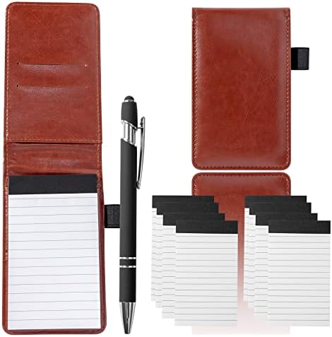 Amazon.com : WEMATE 10 Pieces Notepad Holder Set Pocket Notebook ...