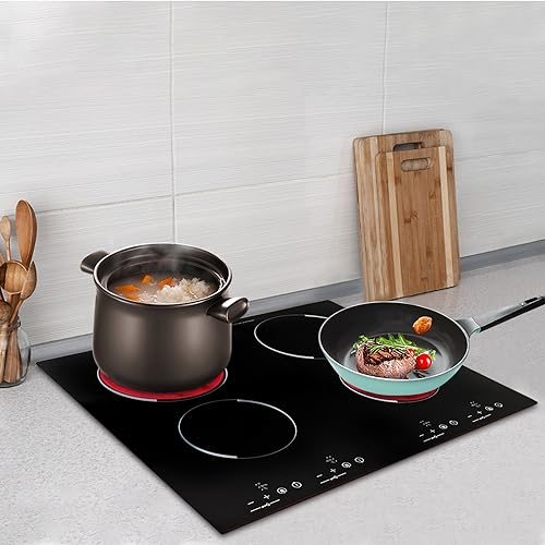 Purptarol Electric Cooktop,110v 3000w Built-In Cooktop,Electric Stove ...