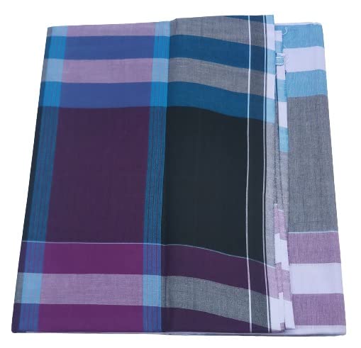 #Nayak Brand Lungi Extra Large Size Lungi 2.35 Meters (Multi Color ...