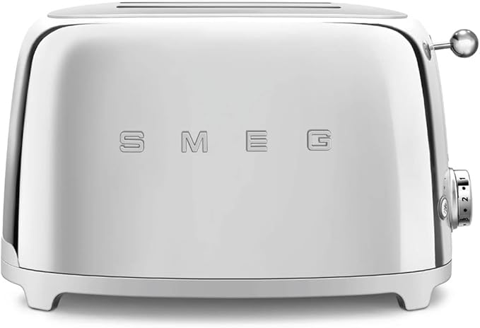 SMEG 2 Slice Retro Toaster, TSF01SSUS, Chrome : Amazon.ca: Home
