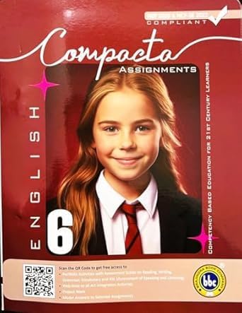 Compacta English Coursebook 6, 2026 Edition, for Class 6, with ...