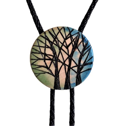 Amazon.com: Three Trees Wood Bolo Tie : Handmade Products