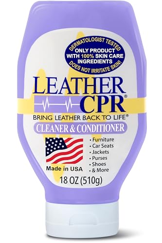 Leather CPR | 2-in-1 Leather Cleaner & Leather Conditioner (18oz ...