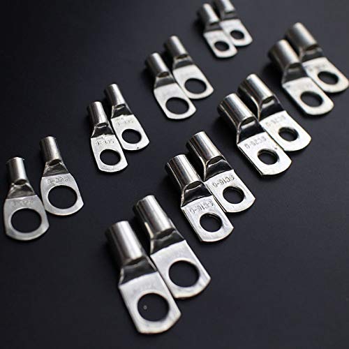 Generic Bolt Hole Tinned Copper Cable lugs Battery Terminals Set Wire ...