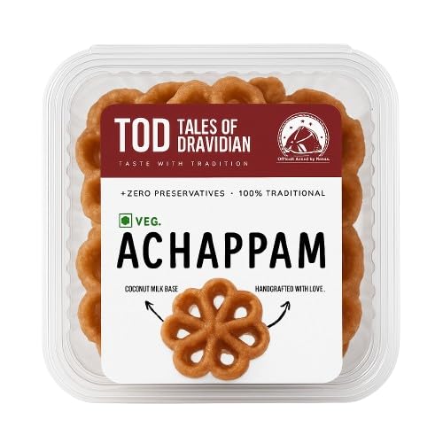 Tales of Dravidian Traditional Vegetarian Achappam, Zero Preservatives ...