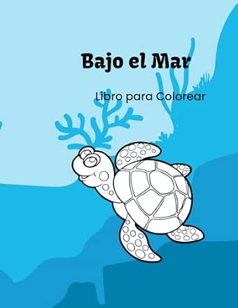 libro para colorear - El mar (Spanish Edition) | Amazon.com.br