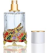 Amazon.com: YU FENG 18ml Frosted Refillable Perfume Bottle Round Glass ...