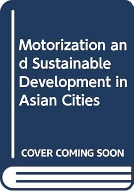 Amazon | Motorization and Sustainable Development in Asian Cities ...