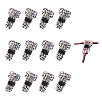 Mavelovs Low Voltage Wire Connector, Quick Solderless T-Tap, 12 Pack ...