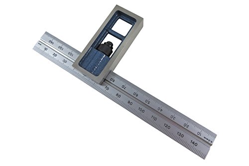 PEC Tools Metric 150 mm Double Machinist Square accurate +/- 0.001"/6 ...