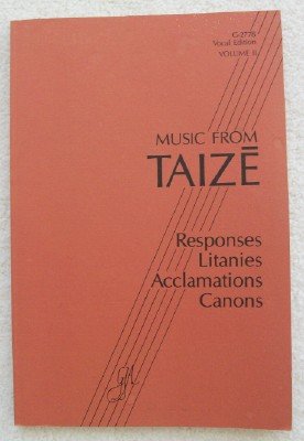 Music From Taize Volume II (vocal edition): Jacques Berthier: Amazon ...