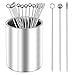 Amazon.com | 15PCS 4.3" Metal Cocktail Picks for Drinks, with Holder ...