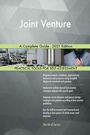 Joint Venture A Complete Guide - 2021 Edition: The Art of Service ...