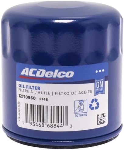 Amazon.com: ACDelco GM Original Equipment PF48 Oil Filter : Automotive
