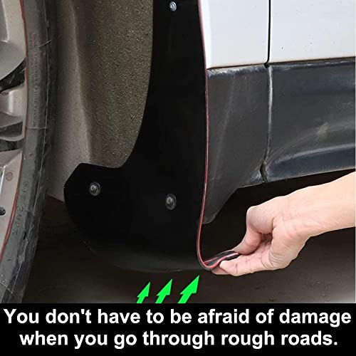 Snapklik.com : 4Pcs Car Mud Flaps Universal Fit Fender Splash Guards No ...