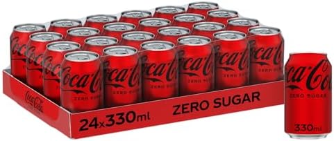 Coca Cola Zero Sugar 24 x 330ml Cans : Amazon.co.uk: Grocery