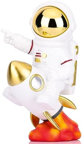 Amazon.com: MAYIAHO White 3pcs Astronaut Figurine Statue Sculpture Big ...