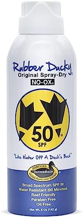 Amazon.com: Rubber Ducky SPF 50 Sunscreen Spray, 5 oz, Reef Friendly ...