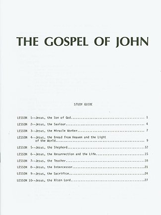 The Gospel of John Study Guide: Tom M. Constance: 9781889015552: Amazon ...