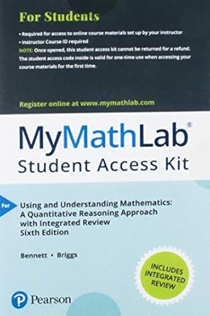 Mylab Math with Pearson Etext - Standalone Access Card - For Using and ...