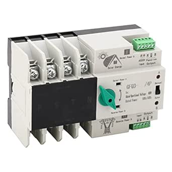 Dual Power Automatic Power Switch Wide Applications 50 or 60Hz Manual ...