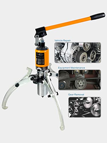 Snapklik.com : AMZCNC Hydraulic Gear Puller 5 Ton Max Capacity ...