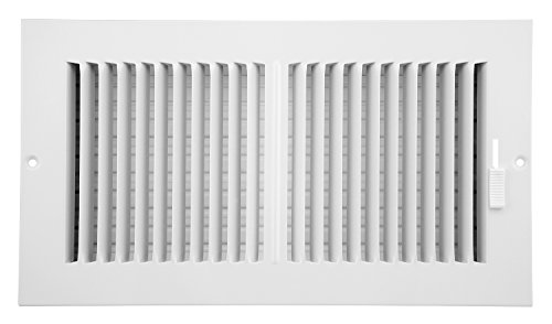 Accord ABSWWH2126 Sidewall/Ceiling Register with 2-Way Design, 12-Inch ...