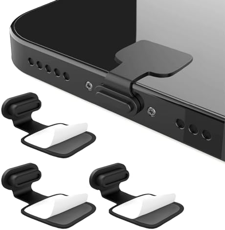 Amazon.com: BlingKingdom 3pcs USB Type C Anti-Lost Anti Dust Plugs ...