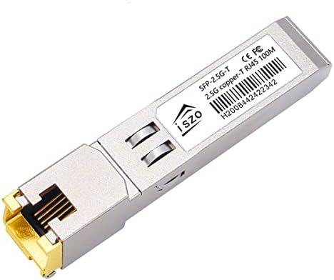 Amazon.com: iszo SFP-2.5G-RJ45,2500M Rate, SFP to RJ45 Optical Module, Plug and Play, 2.5Gbase-T ...