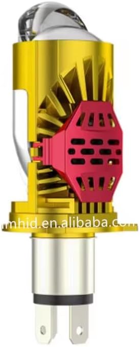 RTD LED Projector Headlight Bulb, H4 Dual Lens Design, High/Low Beam ...