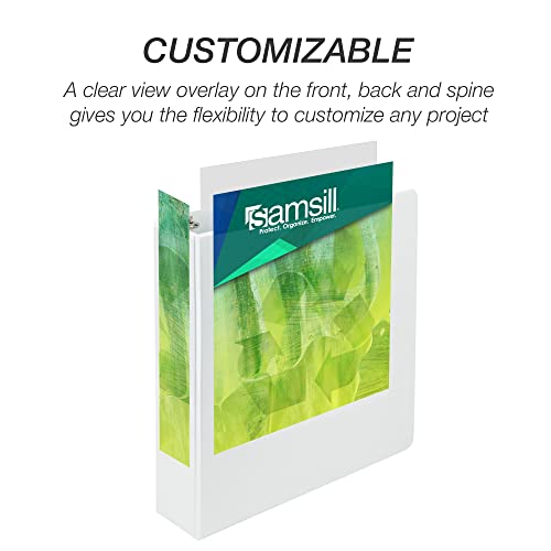 Snapklik.com : Earths Choice Biobased Durable 3 Ring View Binder, 2 ...