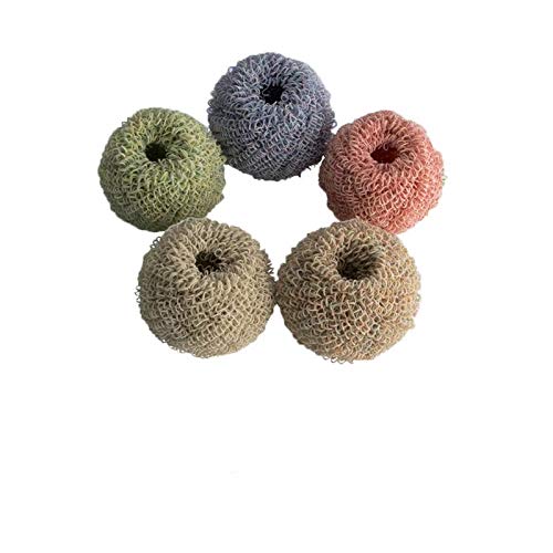 Nano Fiber Dish Scrubber Non-Scratch Scouring Pads Kitchen Bathroom ...