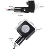 AITIAO 2PCS Human Body Infrared Sensor Adjustable PIR Motion Sensor ...