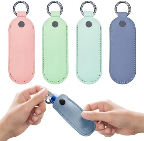 Amazon.com: 4PCS Flash Drive Case, Leather Storage Case, Flash Drive ...